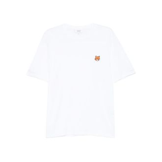 Maison Kitsun&eacute; Fox-head Patch T-shirt