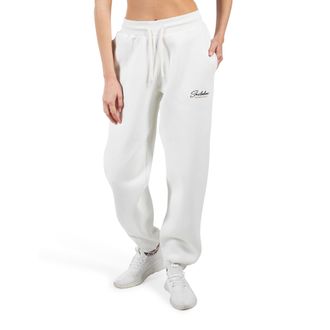 Smilodox Jogginghose Damen Enara, Regular Fit Sweathose mit Seitentaschen, Elastischem Bund mit Tunnelzug, Dezentes Stick-Logo, Bequeme Freizeithose f&uuml;r Sport,
