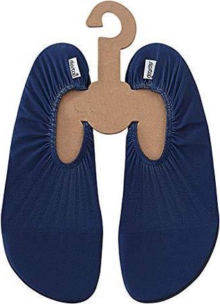 Slipstop Unisexe Chaussures de Plage Chaussures Aquatiques Chaussures de Natation Chaussons en Bleu pour la Plage Piscine Surf Yoga, Exercices et Fitness, anti