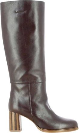 Zinda Femme, Chaussures, Brun, Taille: 41 EU Botte &agrave; talon 3324 W6