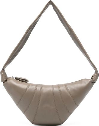 Christophe Lemaire medium Croissant bag - Nude