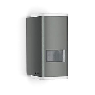 Steinel Wandleuchte L 930 S anthrazit, 9.3 W, LED-Au&szlig;enleuchte, 140&deg; Bewegungsmelder, Up-/Downlight warmwei&szlig;, Dauerlicht