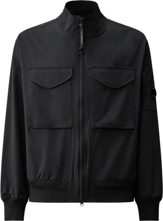 C.P. Company C.p. Company, Homme, Vestes, Bleu, Taille: S Pro-Tek Lens Bomber Jacket