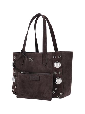 Valentino Garavani Womens Bags Brown Leather