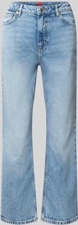HUGO BOSS Straight Fit Jeans aus Baumwoll-Mix Modell