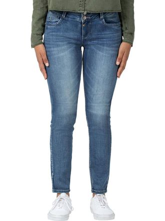 Timezone Damen Jeans Jeanshose EnyaTZ - Slim Fit Blau Summer Breeze Wash W24-W33, Größe:31W / 34L, Farbe:Summer Breeze Wash (3382)