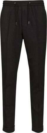 Paul Smith Homme, Pantalons, Noir, Taille: W36 Pantalon chino en laine &agrave; cordon de serrage