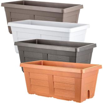 Bama Jardini&egrave;re Legno - Blanc - l 100 x l 44 x h 40 cm - Livraison gratuite