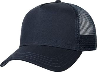 Stetson Casquette Classic Cotton Trucker Small Homme - Mesh de Baseball Snapback, avec visière, visière Printemps-été - Taille Unique Bleu foncé