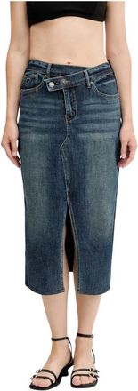 Desigual Damen, R&ouml;cke, Blau, SGr&ouml;&szlig;e