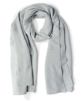 Street One Damen A572659 Langer Plissée Schal,Grau,A