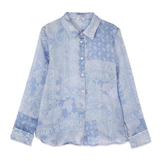 Oltre Damen, Blusen & Hemden, Blau, XLGr&ouml;&szlig;e
