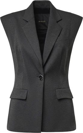 Pinko Pinko, Femme, Vestes, Gris, Taille: 44 FR Vestes