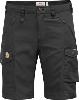 Fjällräven Fjallraven Fjällräven Damen Nikka Curved Trekkingshorts, Schwarz, 36 EU