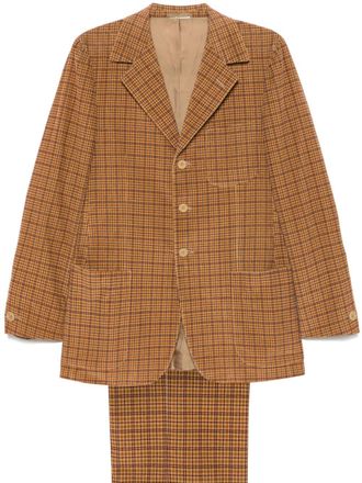 Romeo Gigli costume à carreaux (années 1990) - Tons neutres