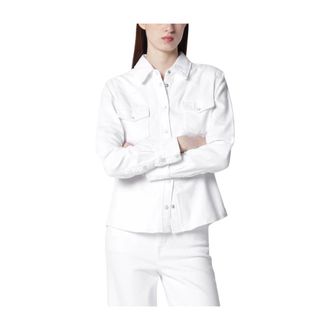 Frame Denim Damen, Blusen & Hemden, Wei&szlig;, LGr&ouml;&szlig;e