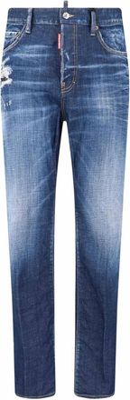 Dsquared2 Straight Leg Jeans - Blau