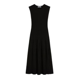 Max Mara Femme, Robes, Noir, Taille: 36 FR Abito midi fit & flare