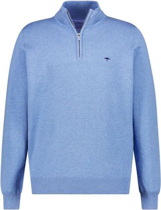Fynch-Hatton Fynch-Hatton Herren Pullover blau Baumwolle unifarben