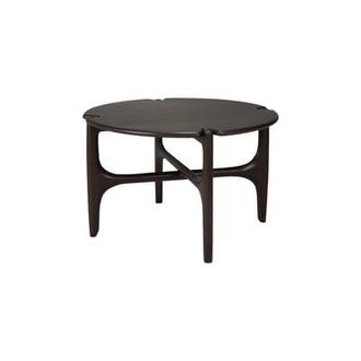 Ethnicraft Table basse PI - Marron - Acajou massif teinté - Designer Alain van Havre