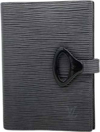 Louis Vuitton unisex, Pre-owned, Noir, Taille: ONE Size Portefeuille en tissu Pre-owned