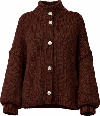 Worldclassca Oversizestrickjacke Strickjacke mit Knopf
