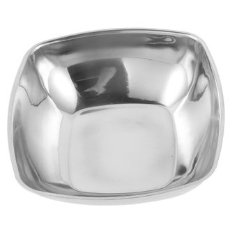 SOLUSTRE Große Rührschüssel Edelstahl 17cm Lebensmittelecht Aufbewahrungsbehälter Für Obst Gemüse Snacks Vielseitige Edelstahlschüssel Mit Glatter Oberfläche