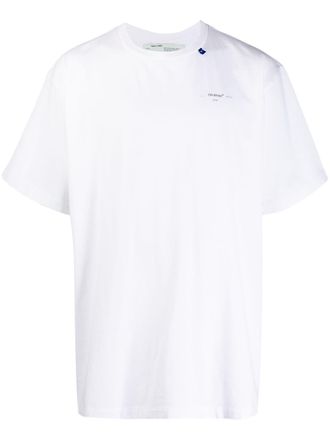 Off-white T-Shirt mit Logo-Print - Wei&szlig;