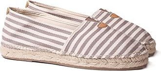 Toni Pons Espadrille Unisexe en Tissu Coton - BLANES-DD Taupe, 38 EU