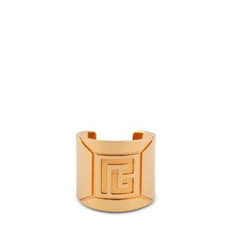 Balmain Homme, Accessoires, Jaune, Taille: S Bague Tubular PB