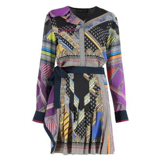 Etro Bedruckter Seidenwickelrock Kleid - - Dresses - Damen - Mehrfarbig - XS