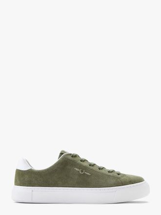 Fred Perry Suede sneakers with logo print - FRED PERRY - gender_Man