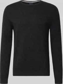 Christian Berg Kaschmirpullover mit gerippten Abschl&uuml;ssen