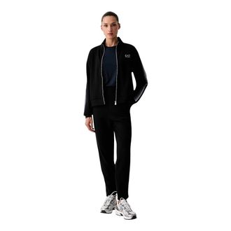 Emporio Armani Logo Print Trainingsanzug - - Sport - Damen - Schwarzk - L