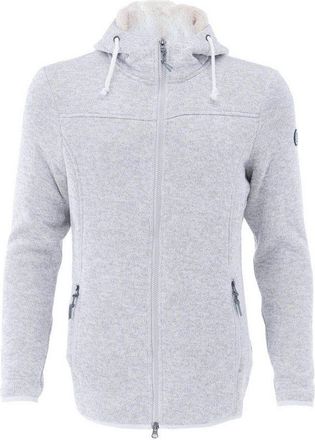 Blue Wave Fleecejacke Damen Strickfleece-Jacke Meike mit Kapuze und Teddy-Futter