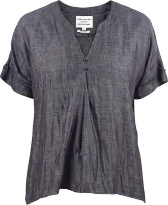 Alessia Santi Femme, Blouses et Chemises, Gris, Taille: 40 FR Blouse &Eacute;vas&eacute;e