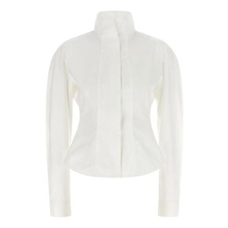 Jacquemus La Chemise Tulipe - - Blouses & Shirts - Damen - Wei&szlig; - S