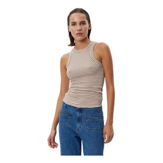 Sofie Schnoor Julliesw Streifen-Top - - Tops - Damen - Braun - XS
