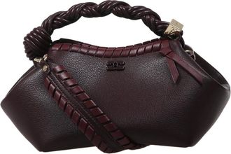 Ganni Sac Bou Small Tresse - Femme - Sacs - Brun - Taille: ONE Size