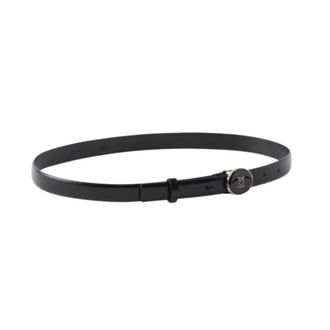 Pinko Pinko, unisex, Accessoires, Noir, Taille: XS Ceinture 2 cm avec logo Love Birds