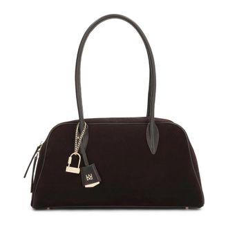 Kazar Kazar Elegante Wildleder-Taschen in Schokoladenbraun - - Bags - Damen - Braun - ONE SIZE
