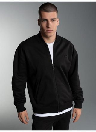 Trigema Sweatjacke TRIGEMA Collegejacke in weicher Sweat-Qualit&auml;t (1-tlg)