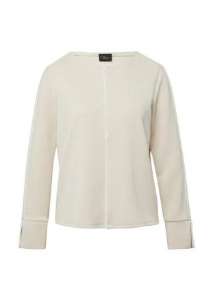 s.Oliver Sweatshirt Sweatshirt Scuba-Sweatshirt mit Kontraststreifen