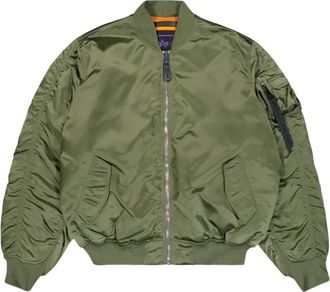 Alpha Industries Femme, Vestes, Vert, Taille: 40 FR Ma-1 UV Bomber Jacket