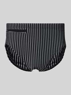 Schiesser Badehose im Allover-Look mit Rei&szlig;verschlusstasche