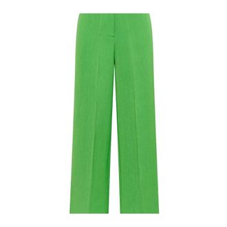 Maliparmi Maliparmi, Femme, Pantalons, Vert, Taille: 44 FR Magnolia Linen Pantalons