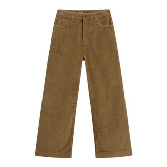 Woolrich Pantalon en velours c&ocirc;tel&eacute; - Femme - Pantalons - Brun - Taille: W29