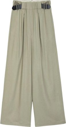 Alysi Hose aus Schurwolle - - Trousers - Damen - Beige - M