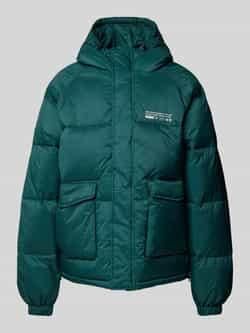 Woodbird Steppjacke mit Label-Print Modell ZUMO