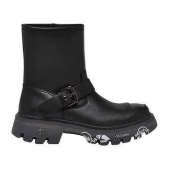 Premiata Femme, Chaussures, Noir, Taille: 38 EU Bottine Motarde
